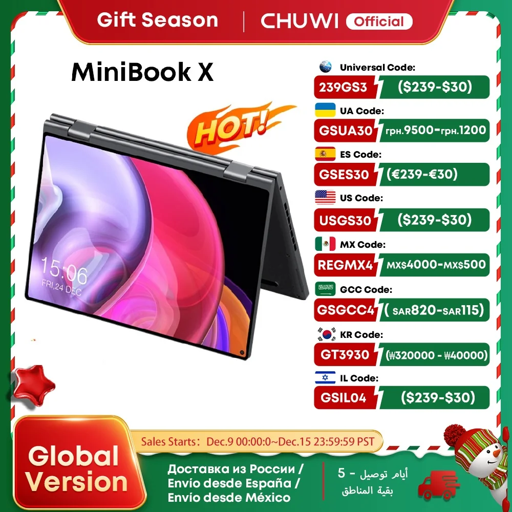 Ноутбук CHUWI MiniBook X | AliExpress