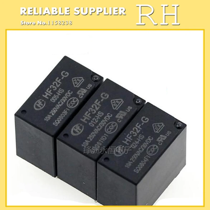 20 шт./лот Мощность реле HF32F-G 012 024-HS 10A 4PIN группа нормально разомкнутый | AliExpress
