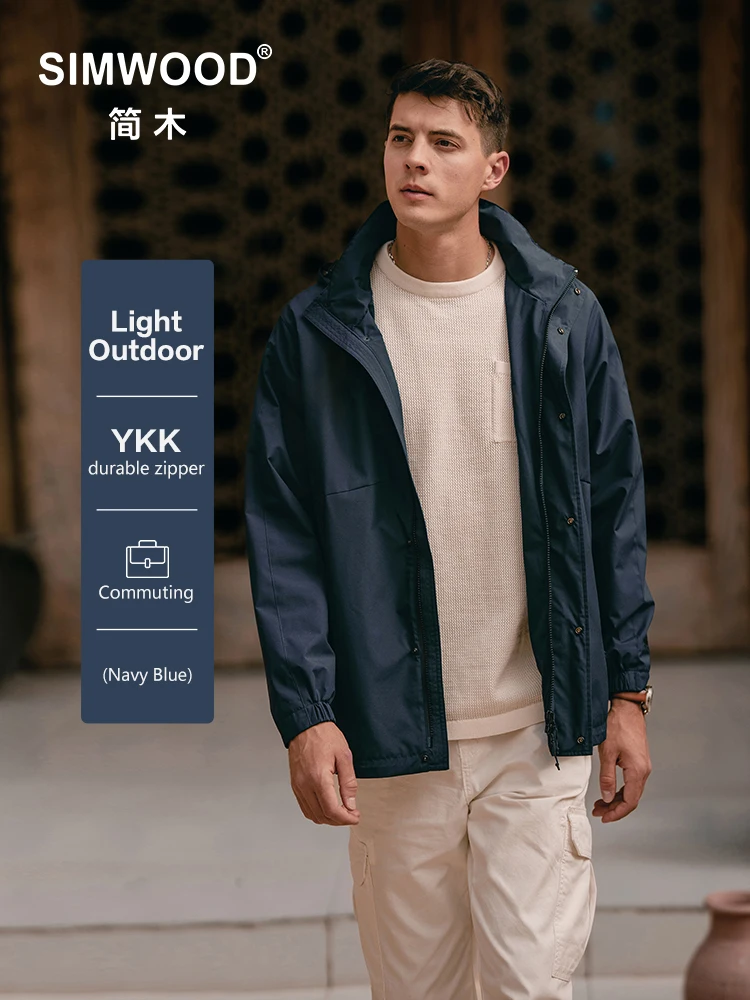 SIMWOOD 2025 мужская ветровка из полиэстера | AliExpress