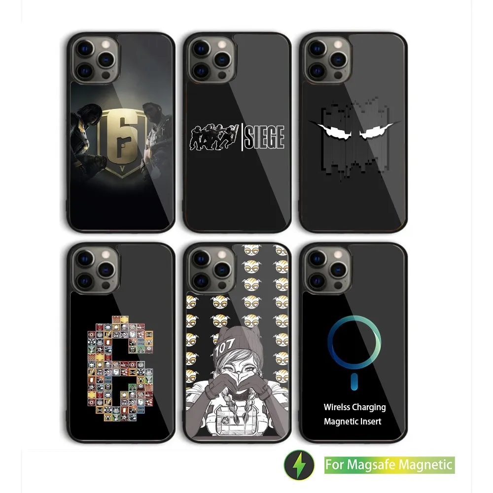 R-Rainbow Game S-Six S-Siege Phone Case For iPhone 16,15,14,13,12,11 ...
