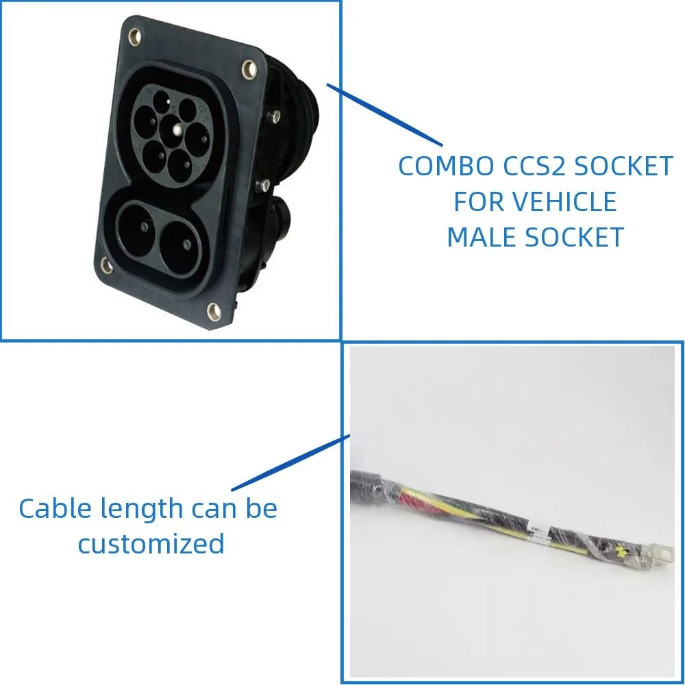 Combo 2 CCS Type 2 EV Female Inlet Socket CCS 2 Plug to Socket EV ...
