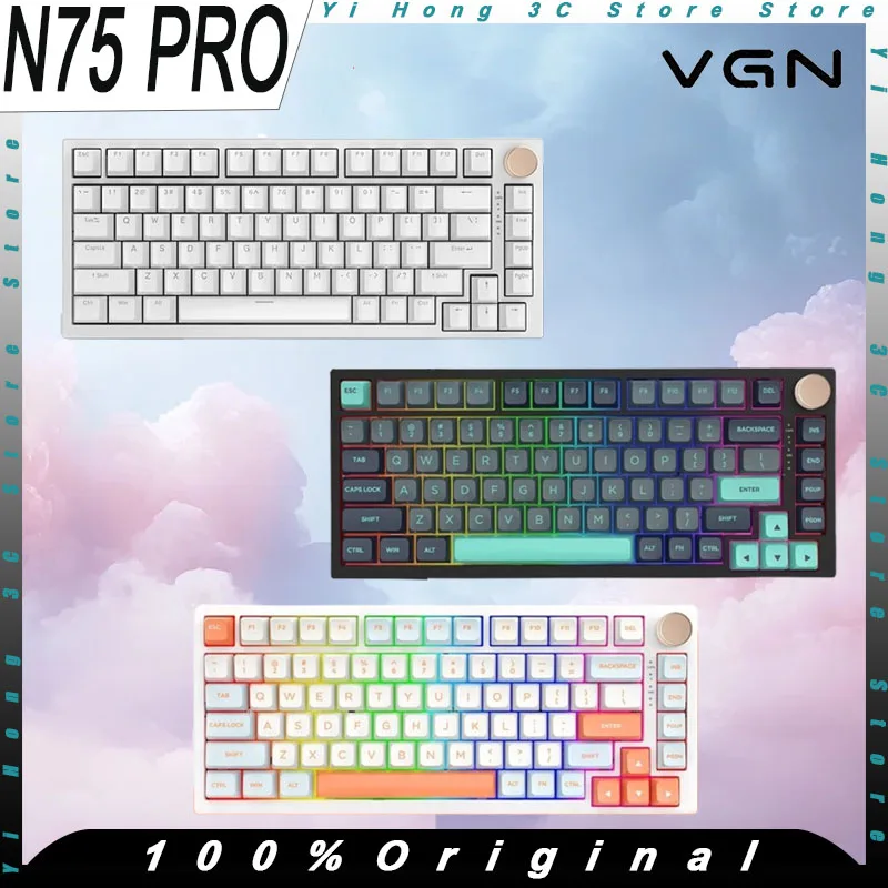 Механическая клавиатура VGN N75 Pro 82 клавиши | AliExpress