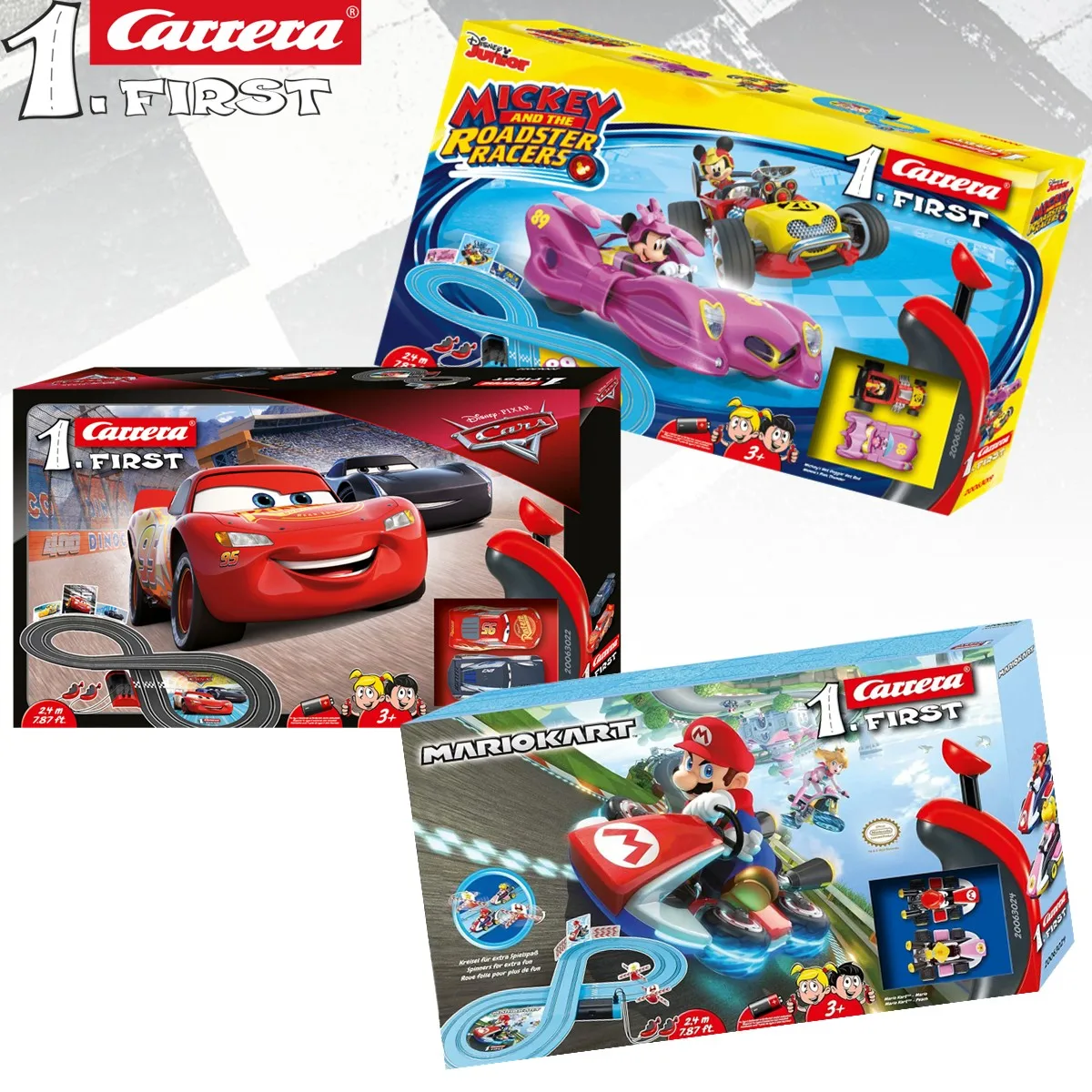 Carrera FIRST Slot Car Set 1:50 63019 Mickey and the Roadster Racers ...