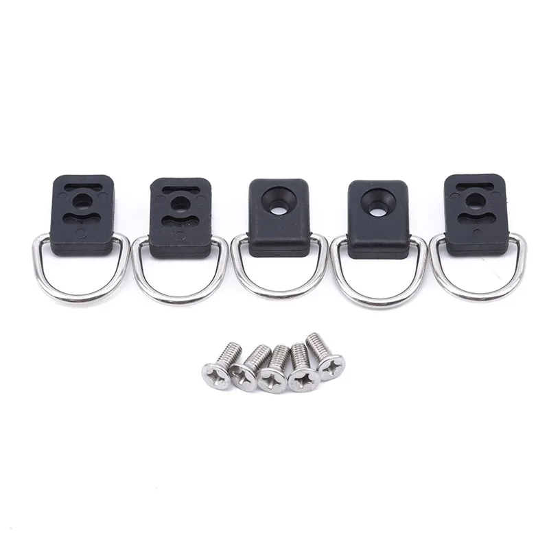 D Ring Mooring Deck Fitting Canoe Kayak Bungee Shock Cord Sailing Rope ...
