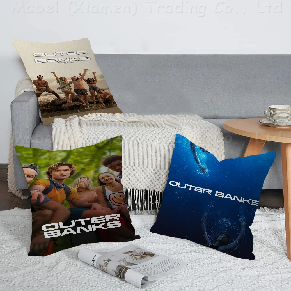 O-Outer Banks Cushion Cover Decorative Pillow Sofa Home Decor Case ...