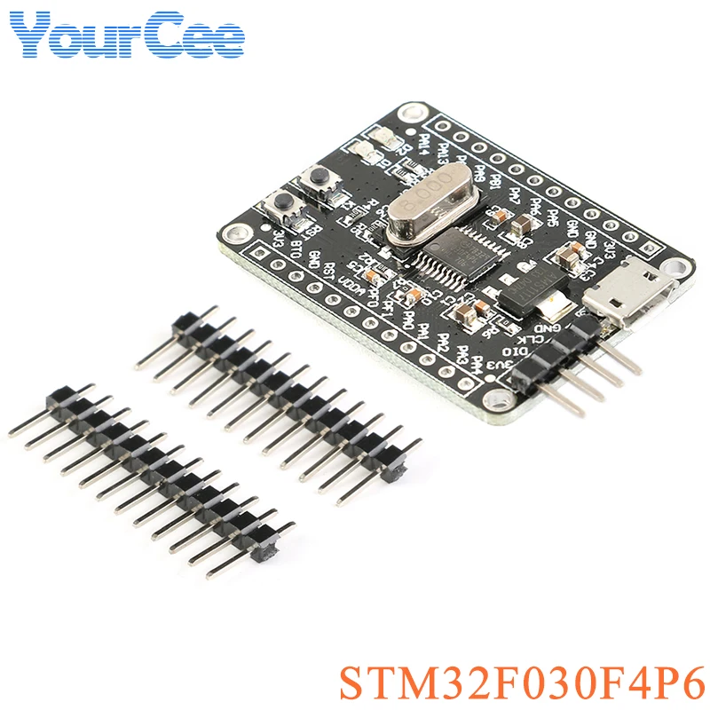 Мини-плата для разработки системы STM32 STM32F030F4P6, модуль 48 МГц ...