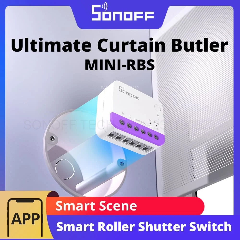 SONOFF MINI-RBS Умный переключатель рольставней | AliExpress