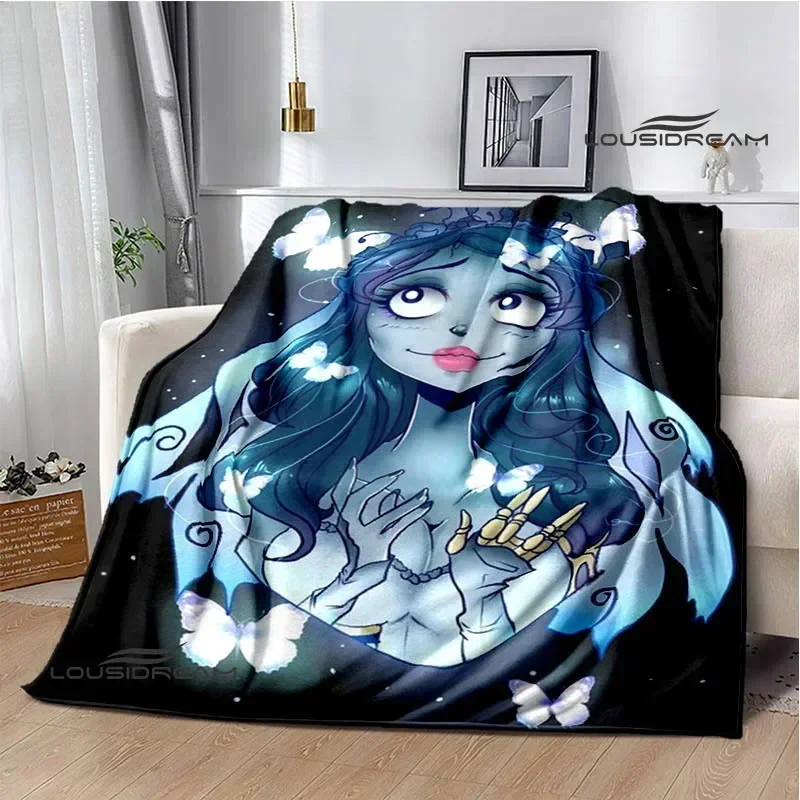 Corpse Bride-Cartoon Print Blanket for Kids, Flannel Warm Blanket, Soft ...