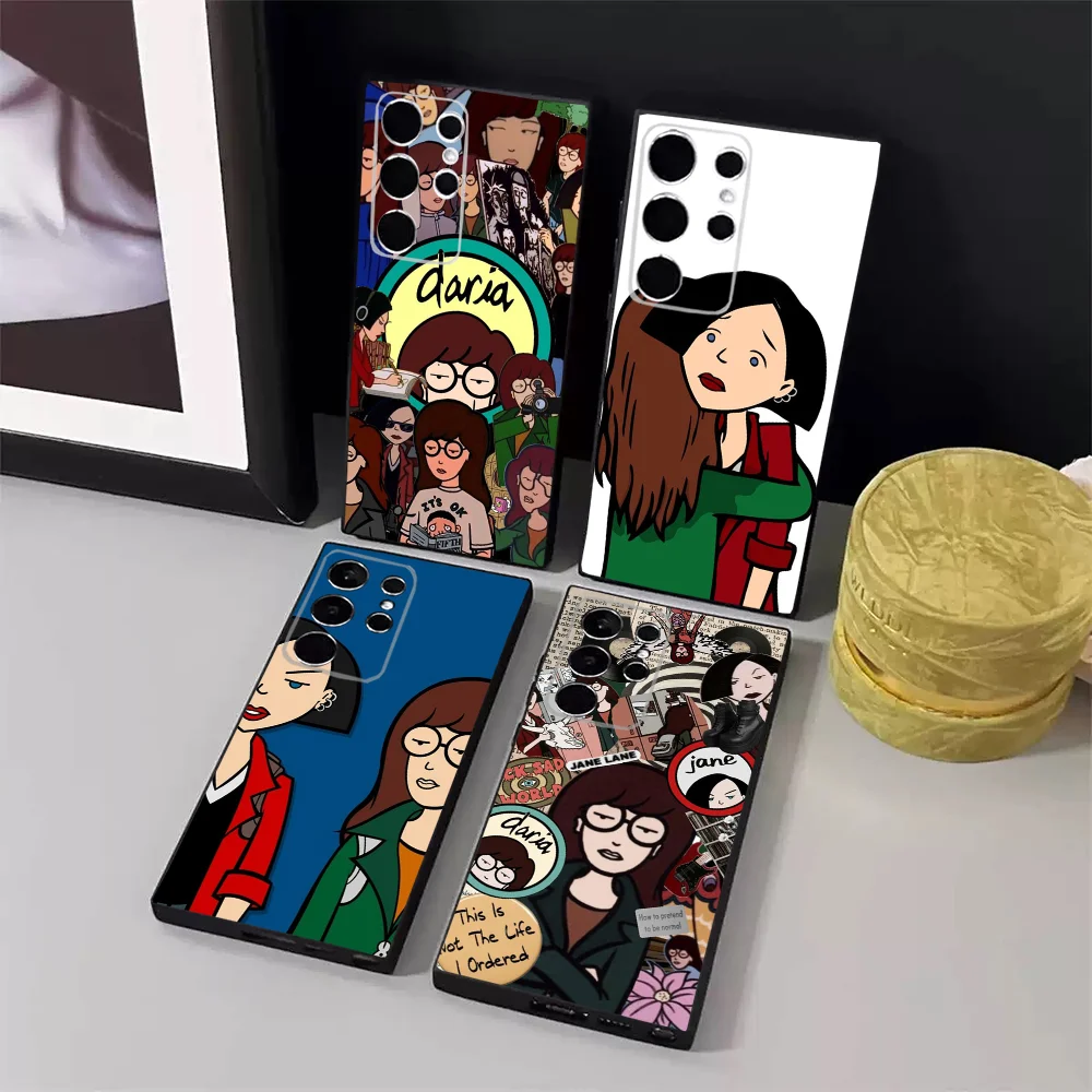 Cartoon D-Daria Phone Case For Samsung S24,23,22,30,21,10,9,Ultra,Plus ...