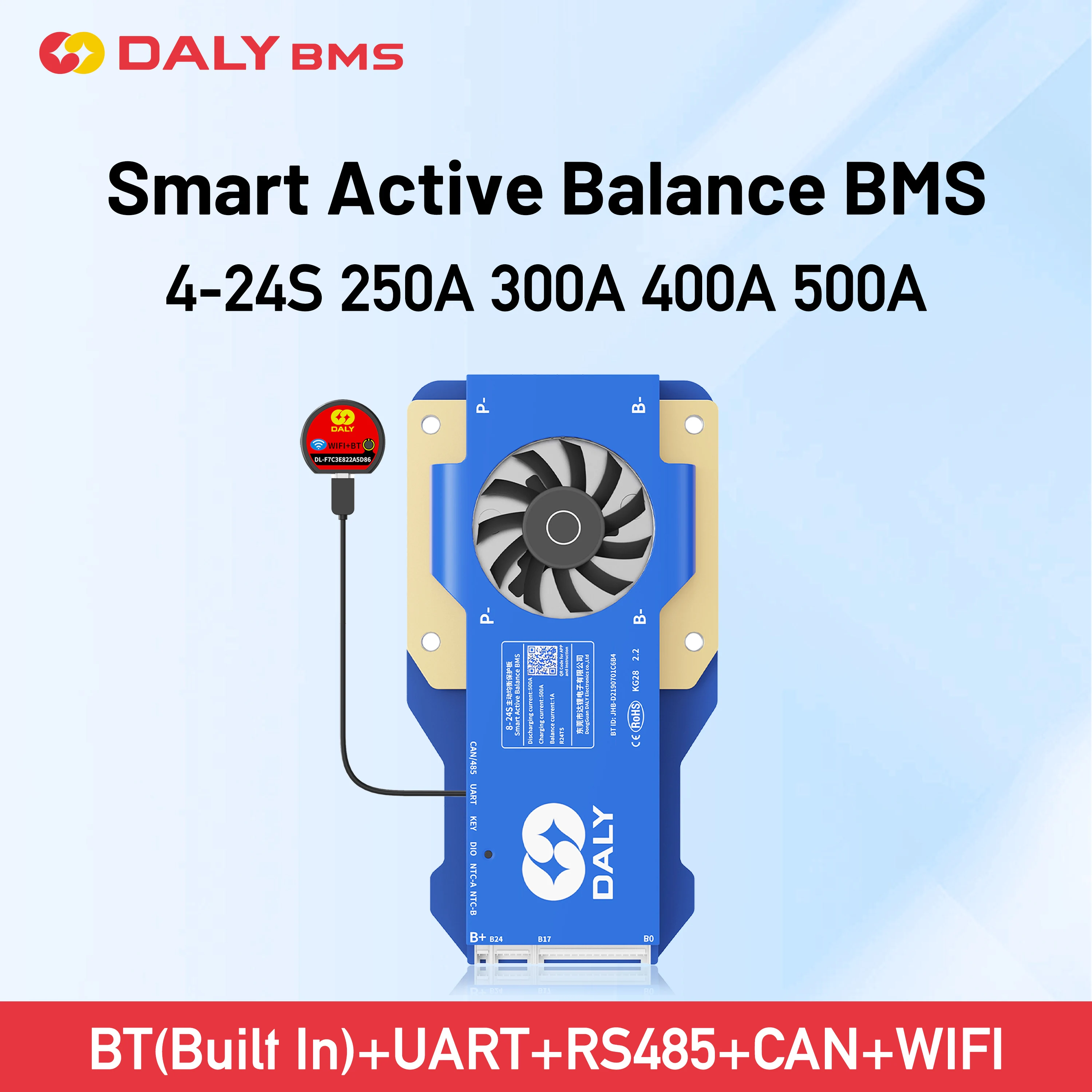 Daly Active Balance BMS для аккумуляторов 18650 | AliExpress