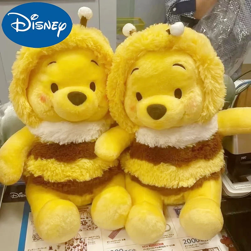 25/35/50cm Disney Bee Winnie The Pooh Plush Toys Pillow Kawaii Anime ...