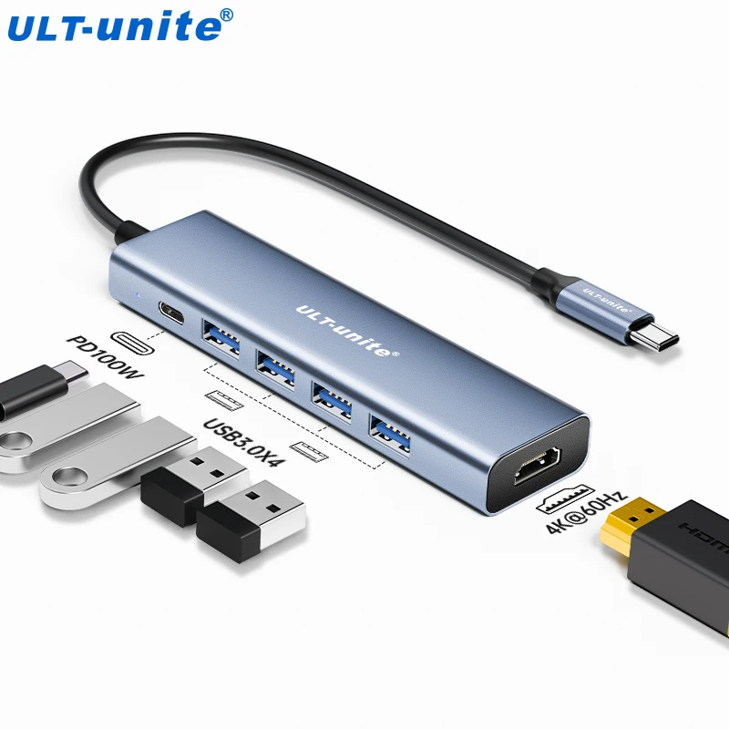 ULT－unite USB C Hub 6 в 1 | AliExpress