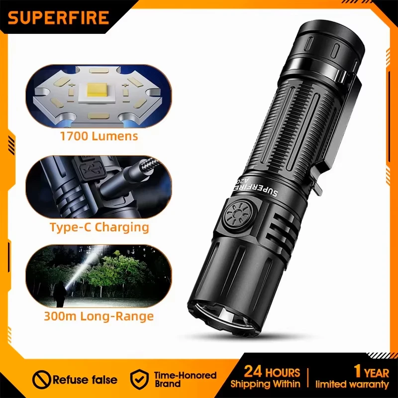 SUPERFIRE A20 портативный перезаряжаемый фонарь | AliExpress