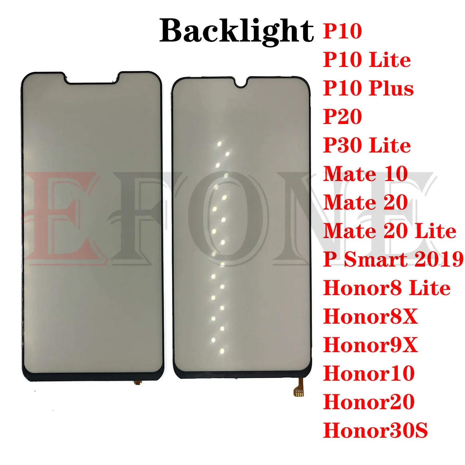 Подсветка ЖК-дисплея для Huawei P10 P20 P30 Mate 10 20 Honor 8X 9X 10 20 30S Plus Lite P Smart ...