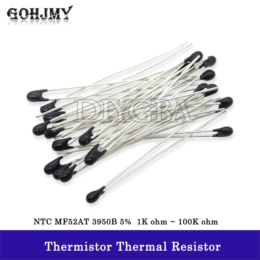 Набор терморезисторов NTC MF52 10 шт. | AliExpress