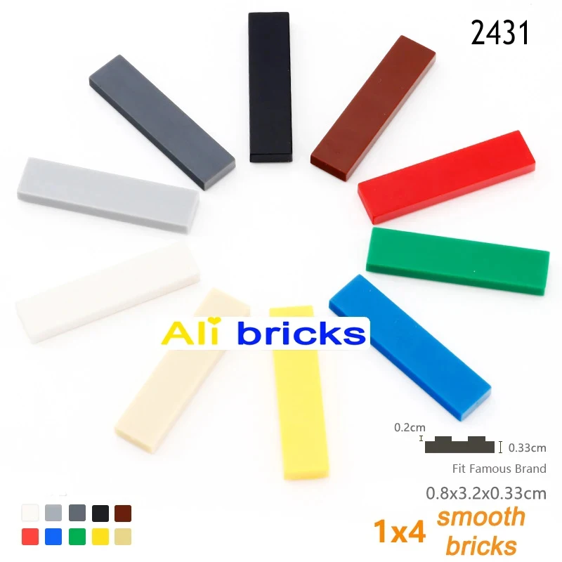 Конструктор JIAJIALE 1x4 пластиковые блоки 25 шт. | AliExpress