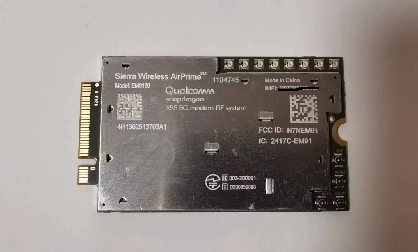 Dual-Q H721 + SIERRA WIRELESS EM9190 5G NR Sub-6 GHz Bundle sell ...