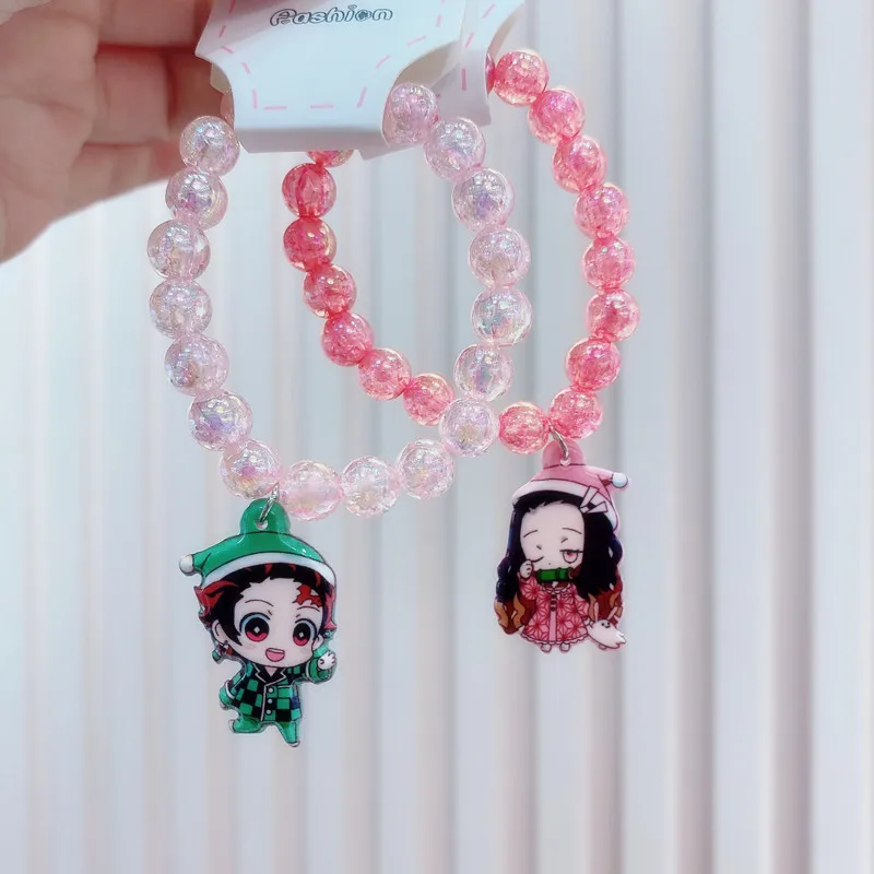 Demon Slayer Toys Cartoon Bracelet Tanjirou Nezuko Zenitsu Inosuke ...