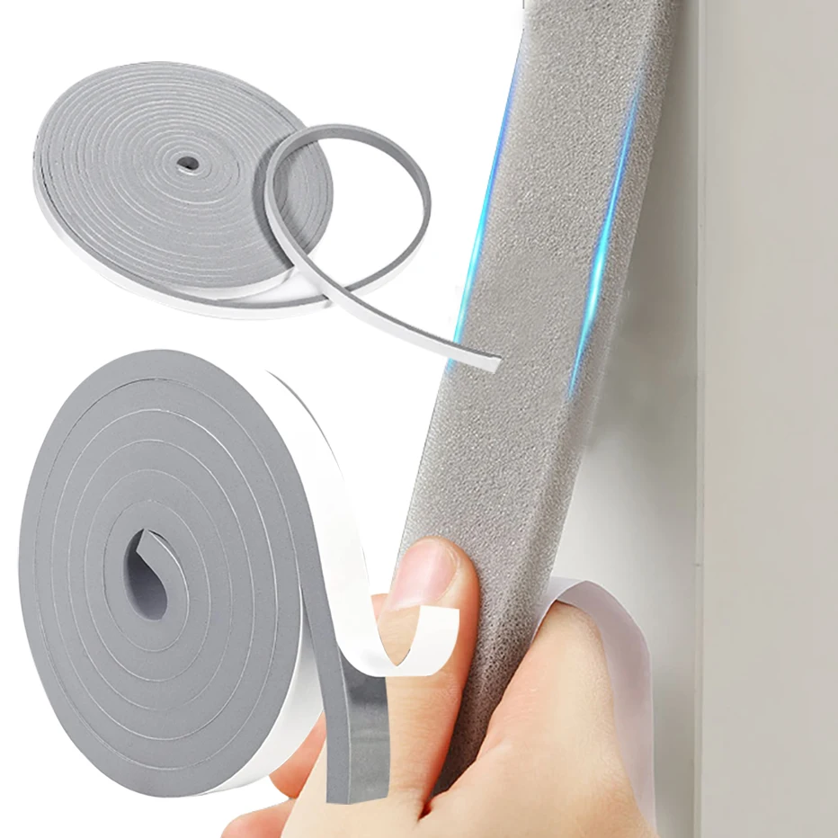 Пенопластовая уплотнительная лента для окон и дверей 2 м | AliExpress