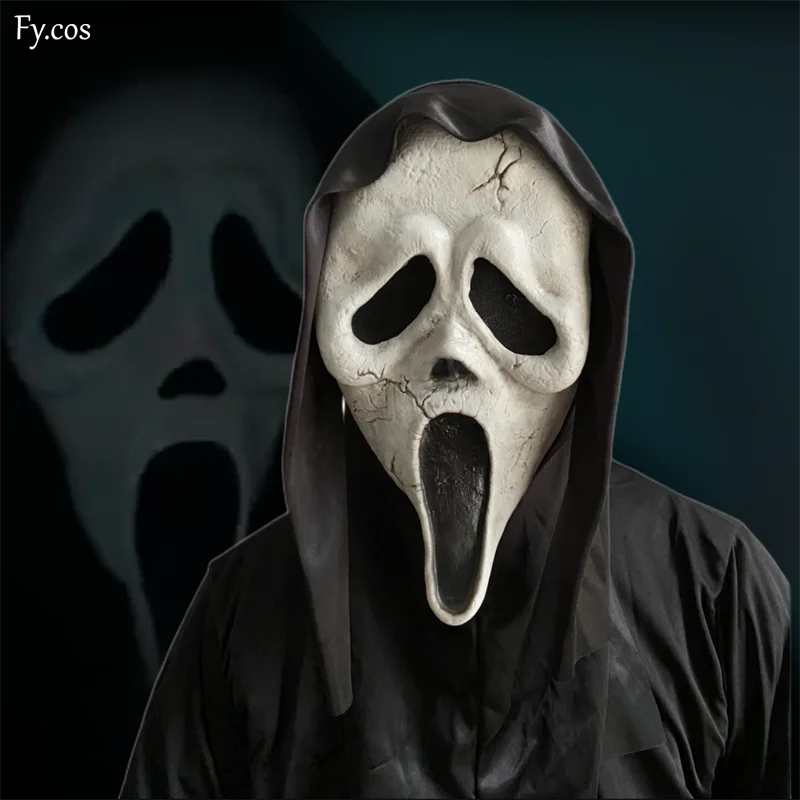 Ghostface Scream Mask Movie Horror Killer Latex Mascara Terror Scary ...