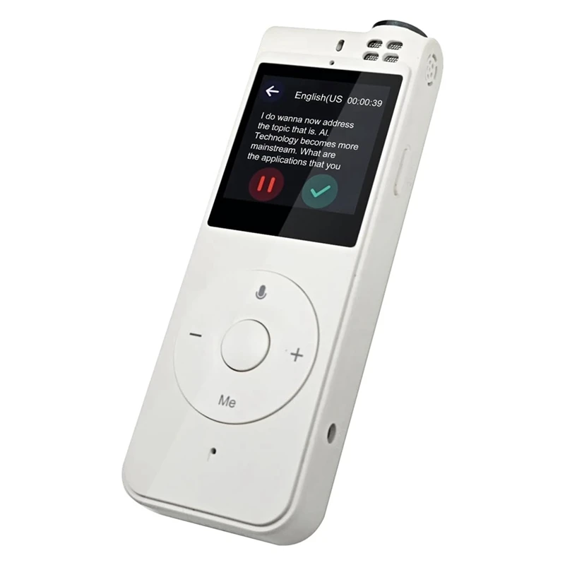 Digital Voice Recorder, Speech To Text And Instant Translation ...
