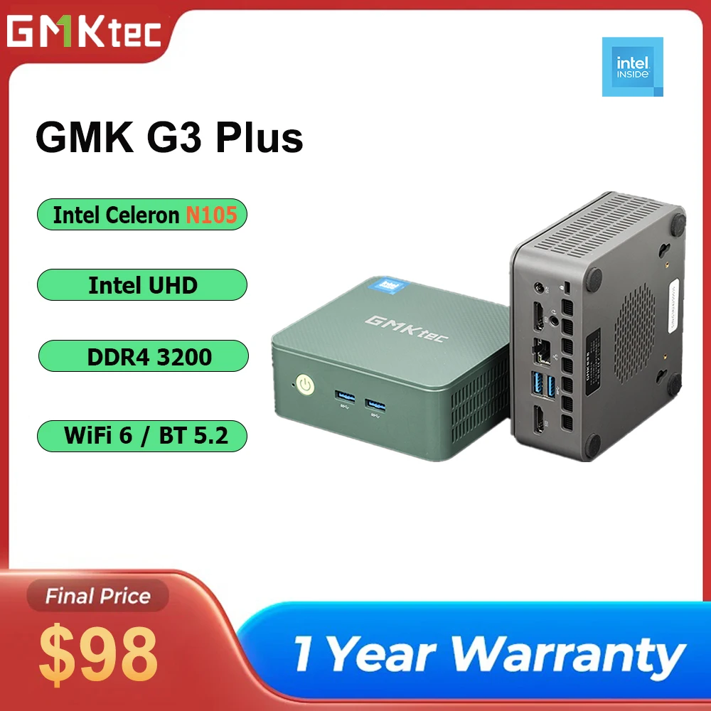 Мини-ПК GMKtec G3 Plus | AliExpress