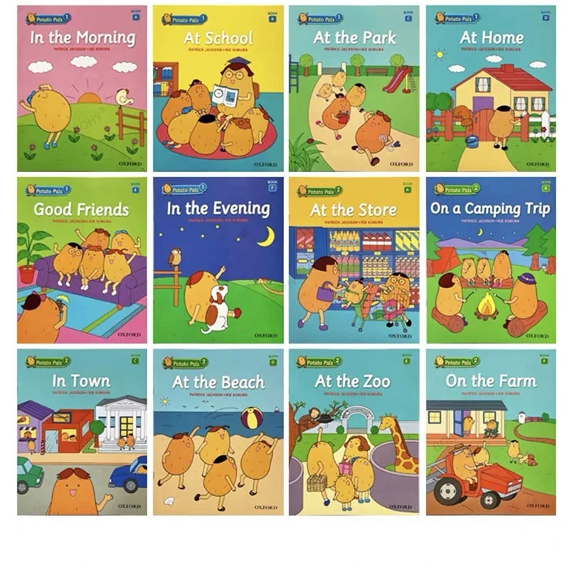12PCS Oxford Potato Pals Picture Book Young Children English Early ...