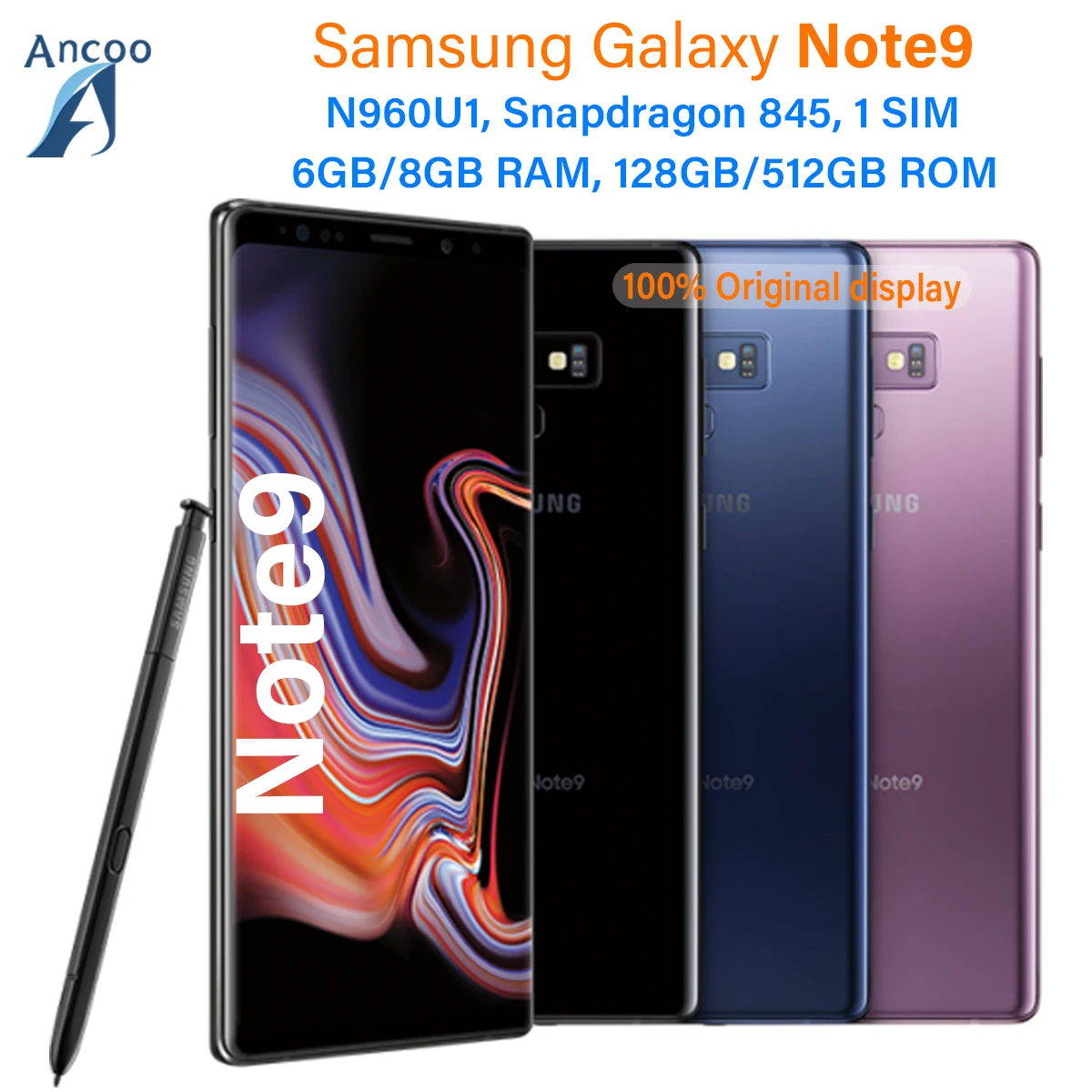 Смартфон Samsung Galaxy Note9, 6/128ГБ, 8/512ГБ, global, Б/у | AliExpress