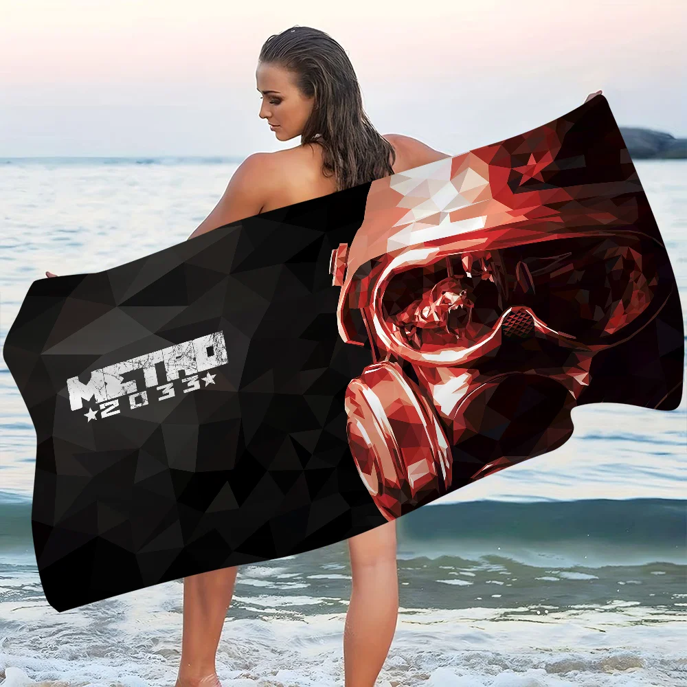 Gaming Metro 2033 Beach Towel Colorful Bath Towels For Girl Microfiber ...