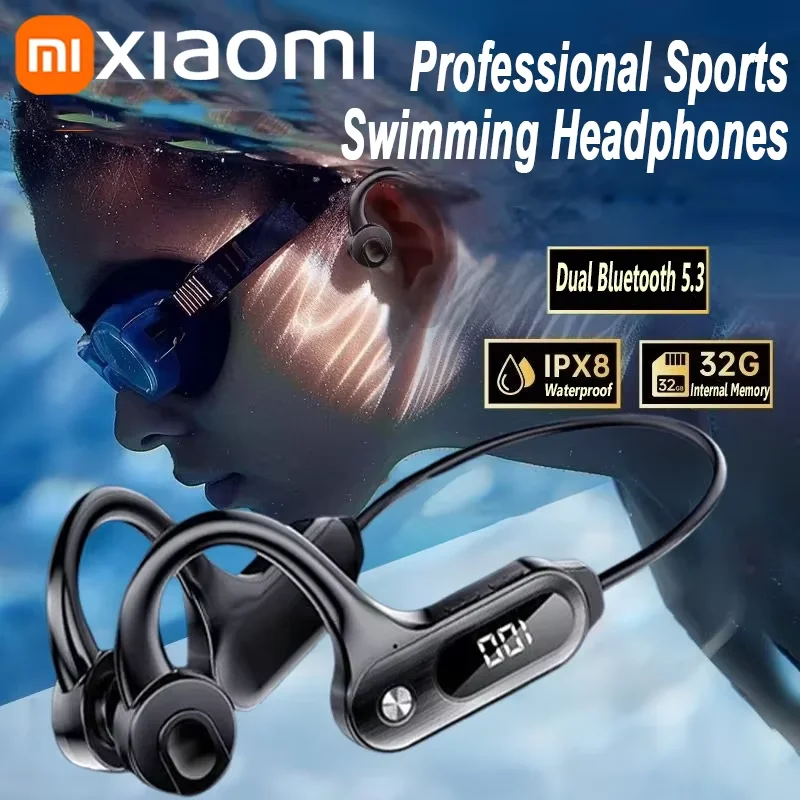 Наушники Xiaomi для плавания с костной проводимостью, Bluetooth 5,3 ...