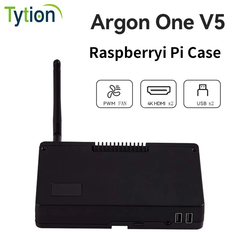 Корпус Argon ONE V5 M.2 для Raspberry Pi 5, дополнительный 1,8-дюймовый ...