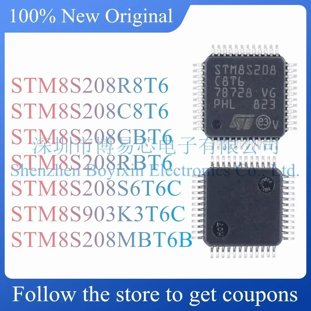 STM8S208R8T6 STM8S208C8T6 STM8S208CBT6 STM8S208RBT6 STM8S208S6T6C STM8S903K3T6C STM8S208MBT6B ...