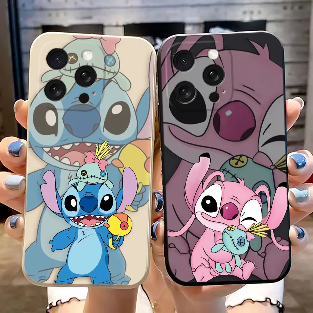 Disney Lilo & Stitch Angel Phone Case Cover FOR Samsung Galaxy S30 S25 S24 S23 S22 S20 FE PLUS ...