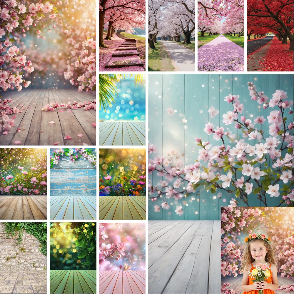 Фотофон MOON.QG Весенний цветок | AliExpress