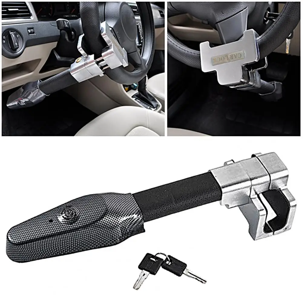 Car Steering Wheel Lock Universal Anti-theft Security Rotary Steering ...