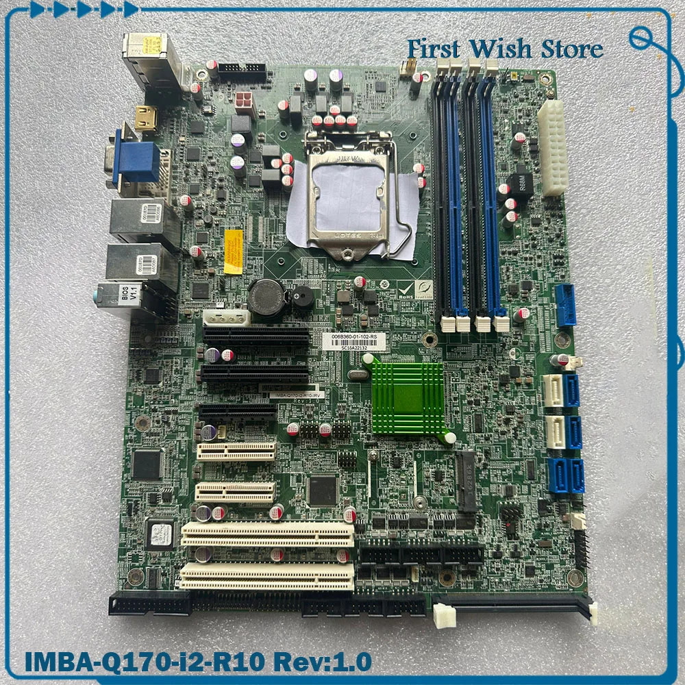 Для материнской платы промышленного компьютера IEI, двухпортовая IMBA-Q170-i2-R10 Rev: 1,0 ...