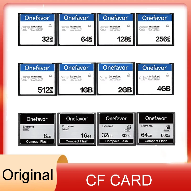 Compact Flash Card 64GB 32GB 16GB CF Card 32MB 64MB 128MB 256MB 512MB ...