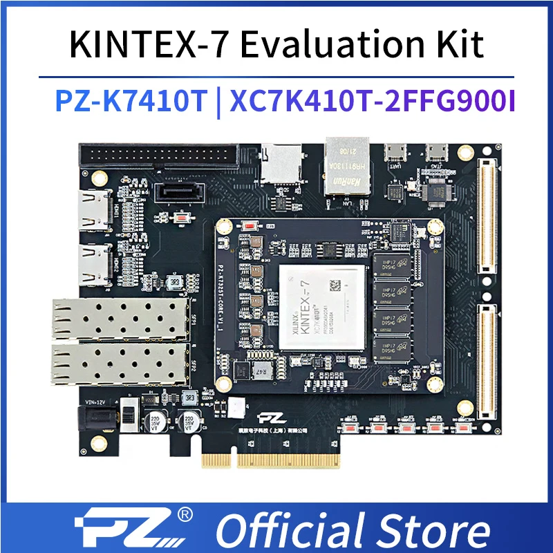 PuZhi PZ-K7410T-KFB оценочный комплект Xilinx Kintex-7 410T FPGA макетная плата XC7K410 PCIE USB ...
