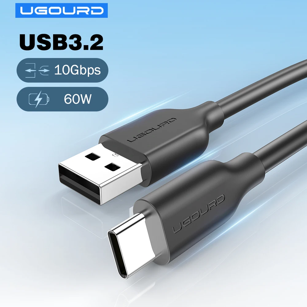 UGOURD USB3.2 Кабель 10 Гбит/с USB 3.0/3.1/3.2 OTG Кабель USB A к USB Type C Передача данных SSD ...