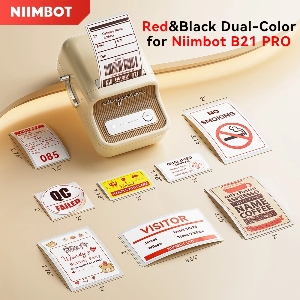 Карманный принтер Niimbot B21 Pro зеленый/белый 300 dpi | AliExpress