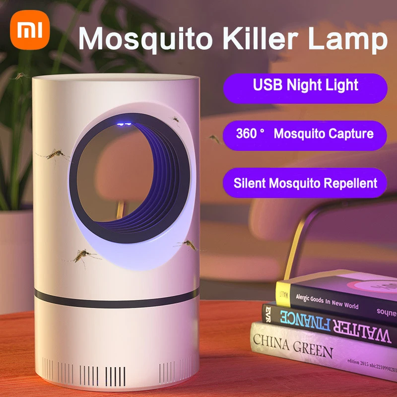 Лампа-ловушка для комаров Xiaomi, светодиодный ночник с ...