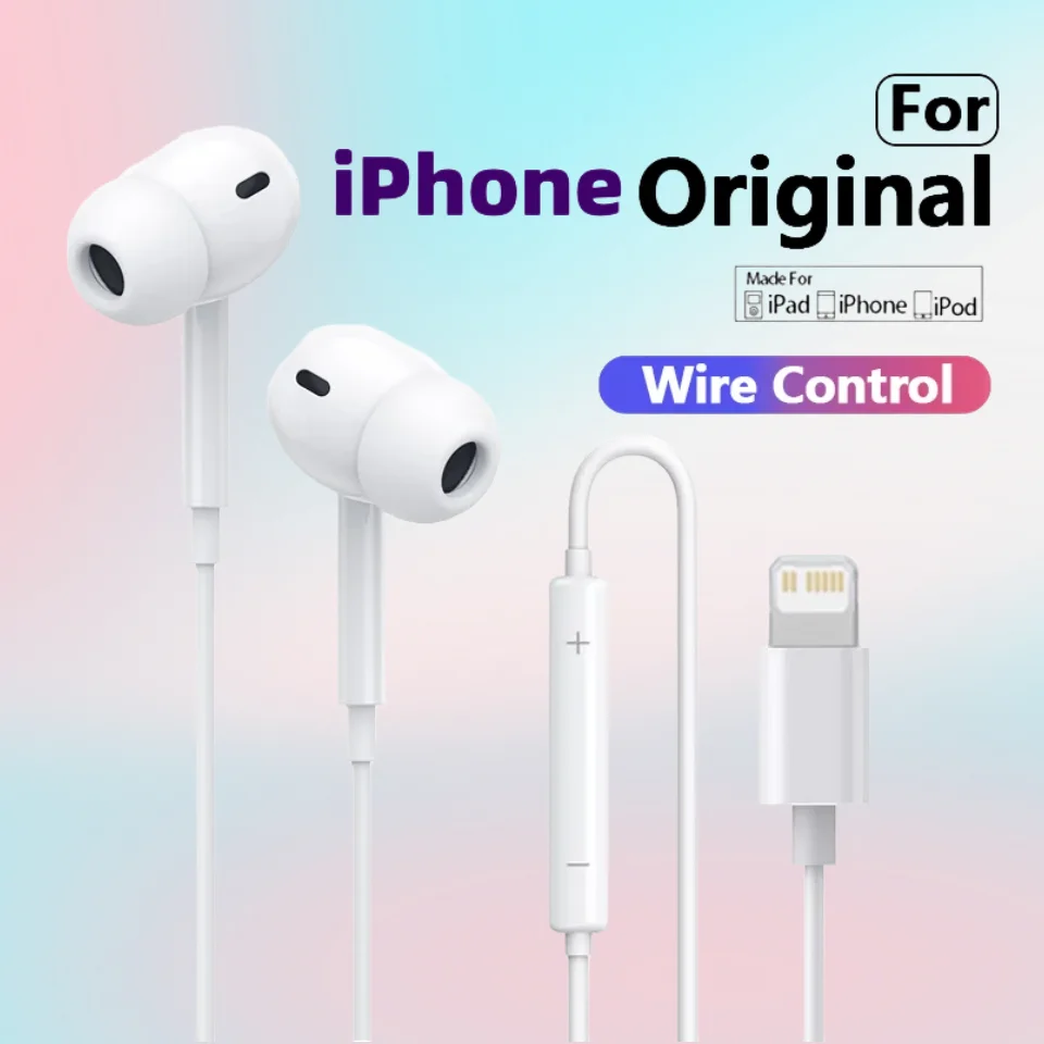 Оригинальные проводные наушники для iPhone | AliExpress