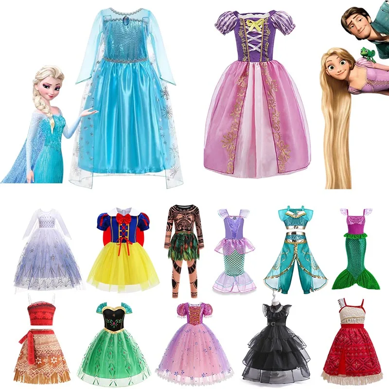 Платье принцессы «Холодное сердце» для девочек Диснея, Эльза и Анна ...