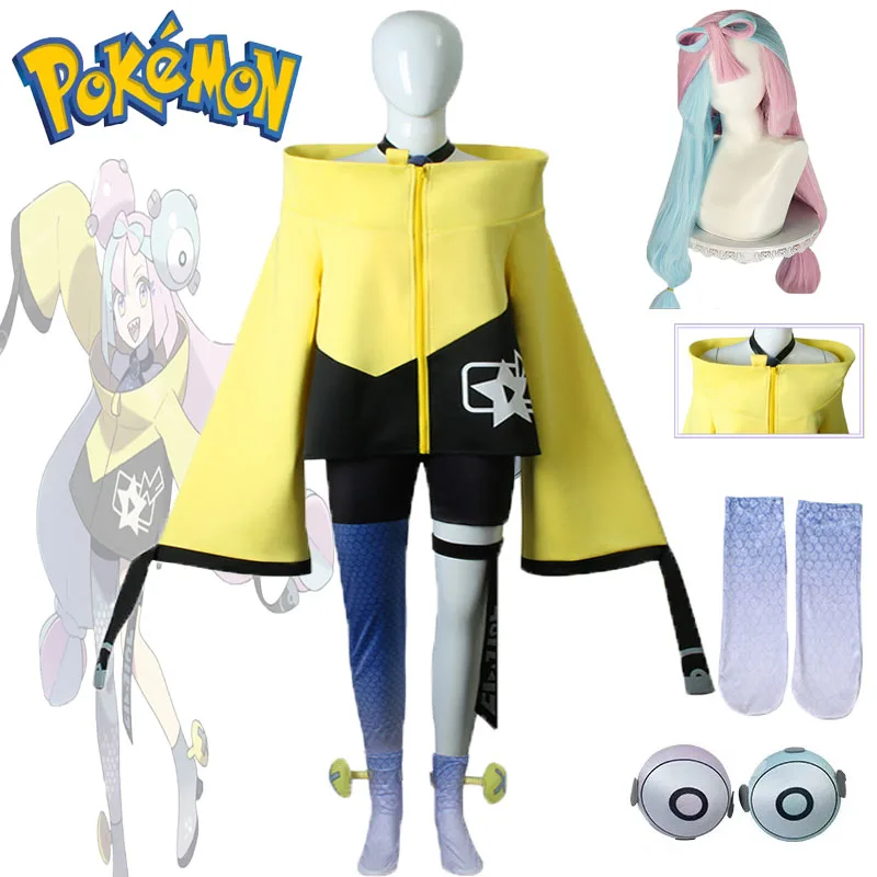 Lono Cosplay Costumes Pokemon Scarlet and Violet Game Lovely Yellow ...