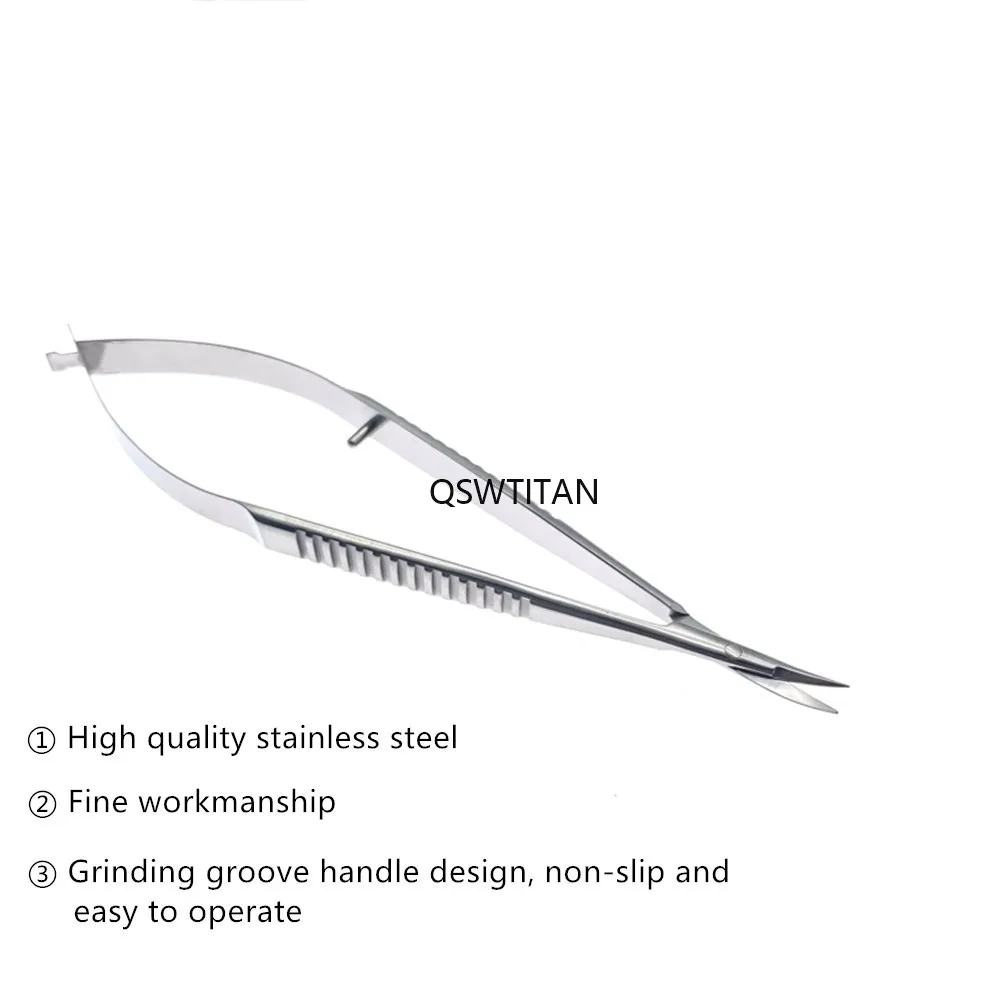 Eye Conjunctiva Scissors Blunt Curved Osher Universal Scissors Titanium ...