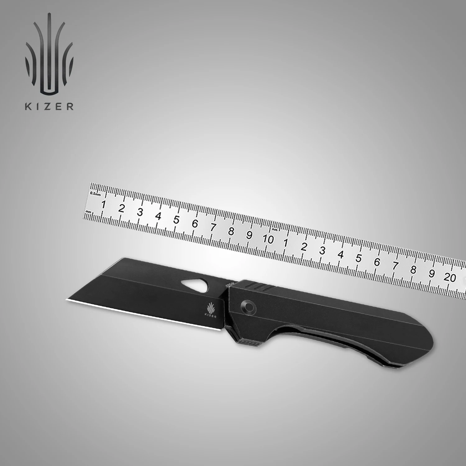 Складной нож Kizer с титановой ручкой | AliExpress