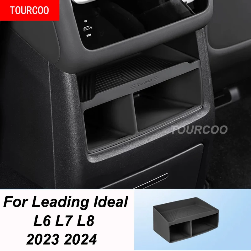 Для ведущего идеального LiXiang 2023 2024 L6 L7 L8 подлокотник задняя коробка для хранения под ...