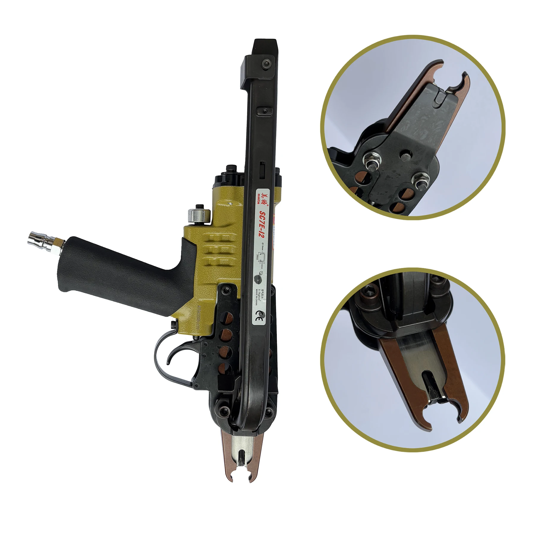 Кольцевой пистолет Meite C Пневматический кольцевой степлер SC760 SC7C SC7E | AliExpress