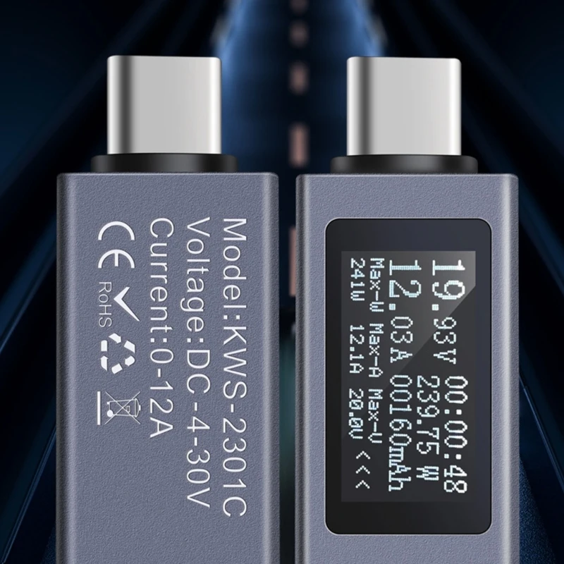 KOWSI USB тестер USB детектор зарядки мобильного телефона USB C ...