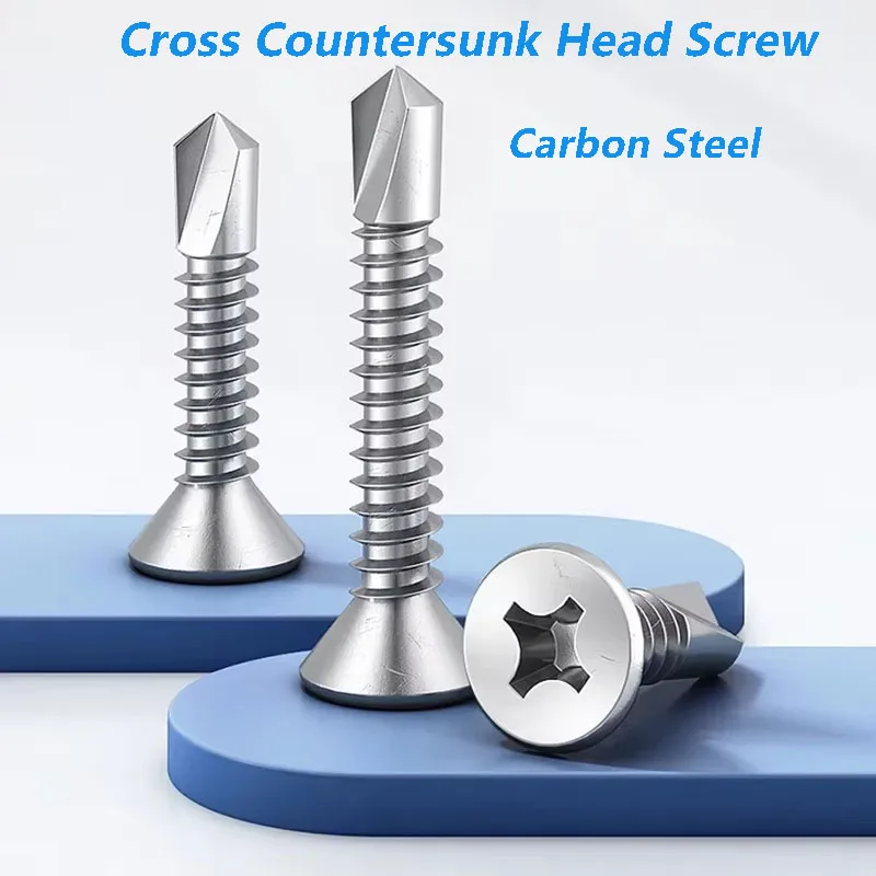 M3.5 M3.9 M4.2 M4.8 M5.5 M6.3 Винт с потайной головкой и крестообразным шлицем Саморезы с ...